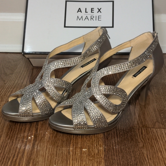Alex Marie | Shoes | Alex Marie Rhinestone Dress Sandals | Poshmark